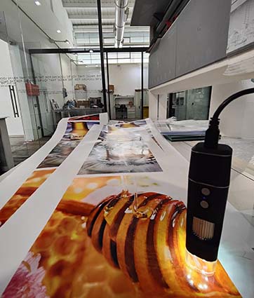 NEOS Vision System Technology for inkjet printing process