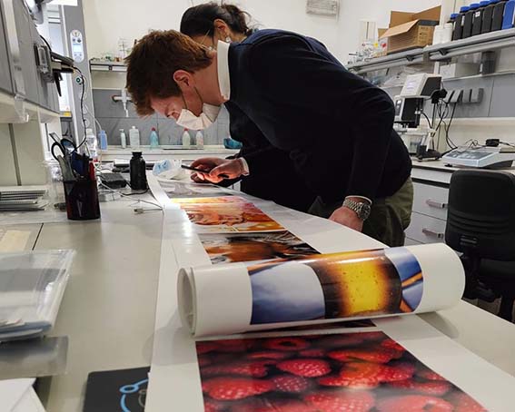 NEOS Vision System Technology for inkjet printing process