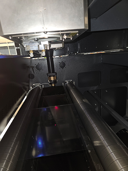 Micro and nano laser perforation on flexible packaging